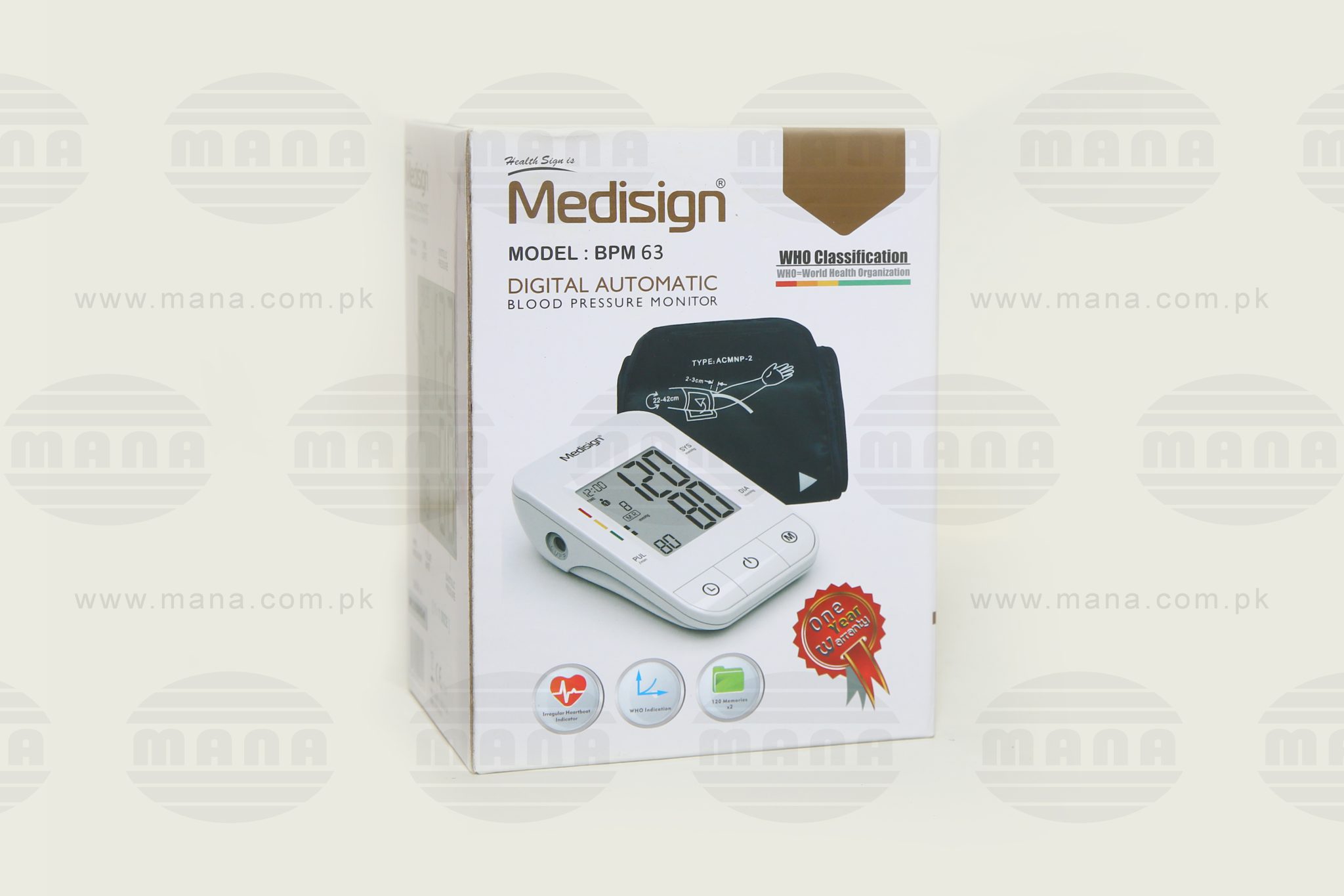 Digital Blood Pressure Monitor BPM 63 - Medisign - Medisign