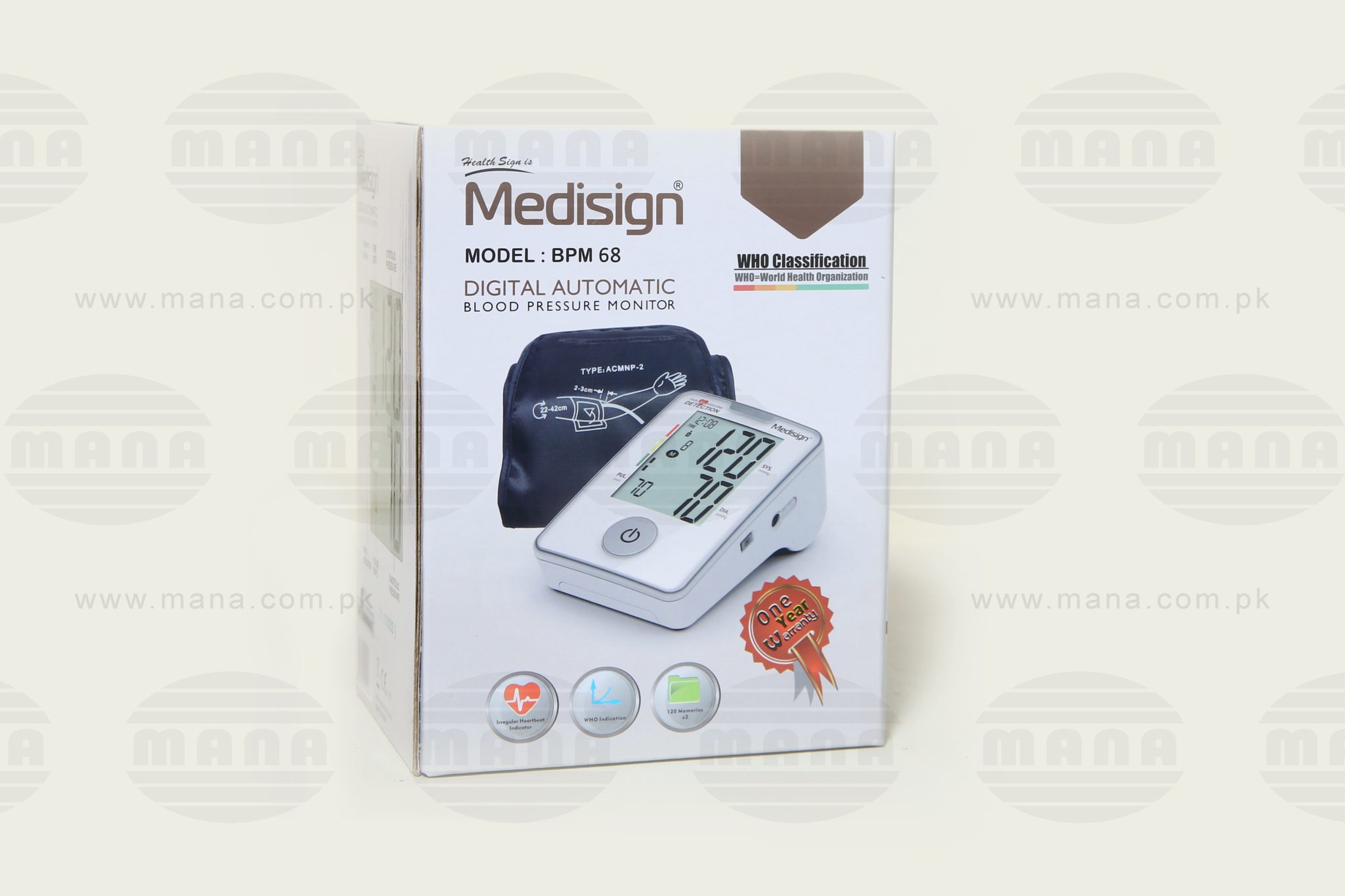 Digital Blood Pressure Monitor BPM 68 - Medisign - Medisign