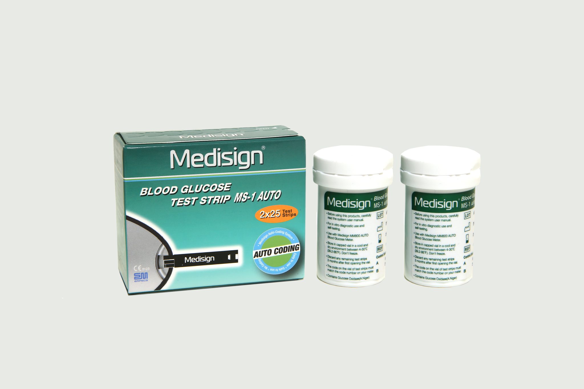 Blood Glucose Test Strips MS-1 (2 x 25) - Medisign - Medisign